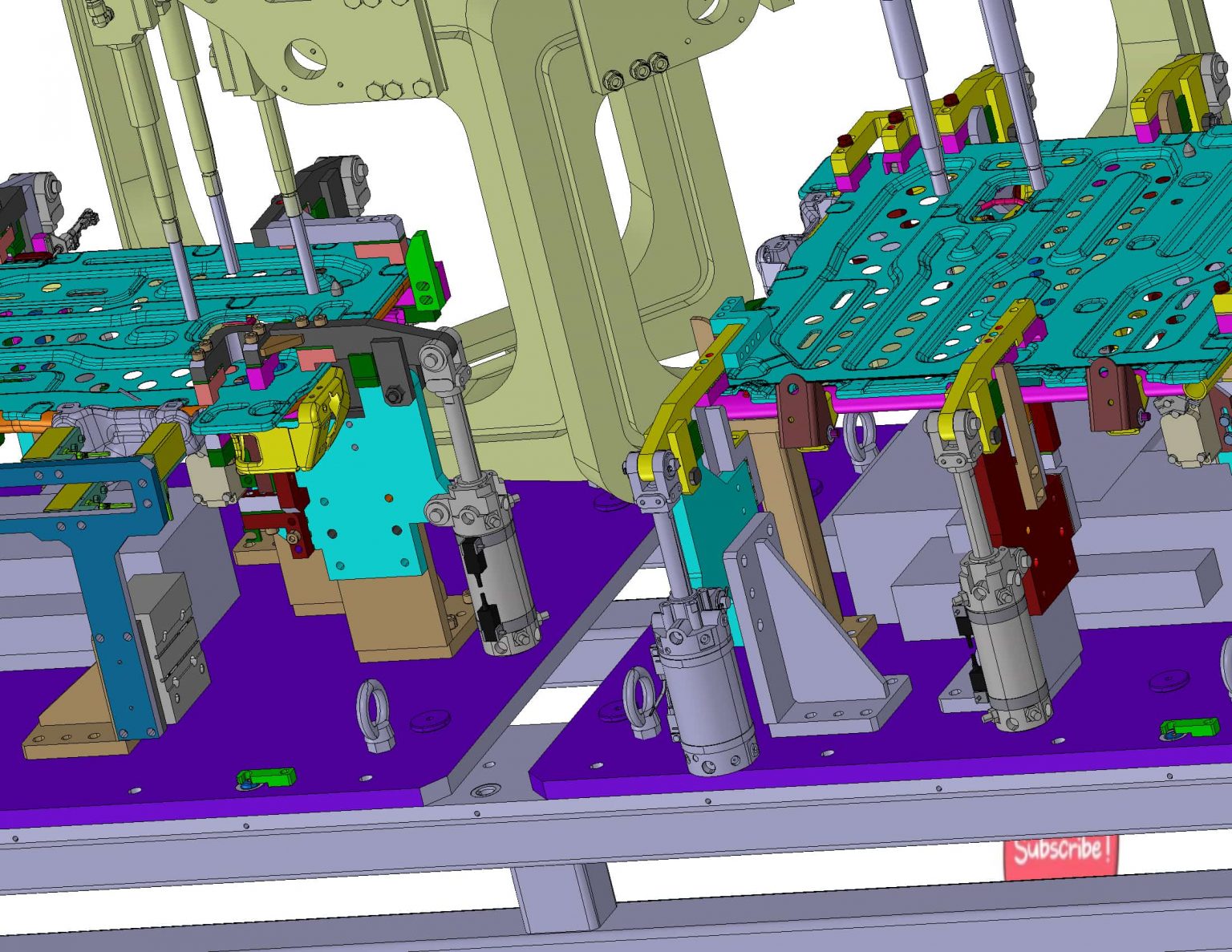 industrial 3D model sheet metal punching machine - MACHINE - WORLD