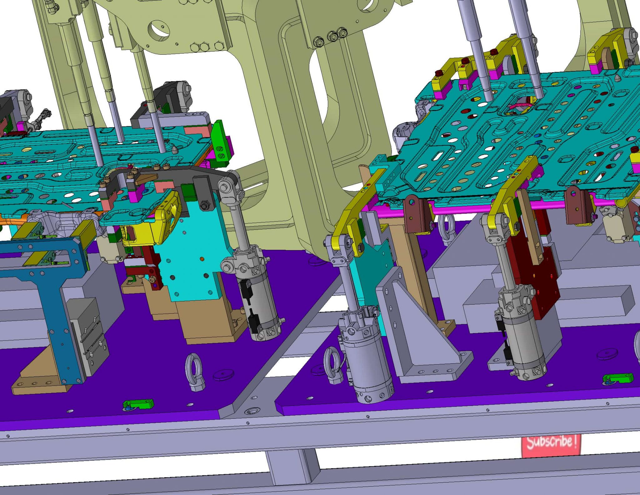 industrial 3D model sheet metal punching machine - MACHINE - WORLD