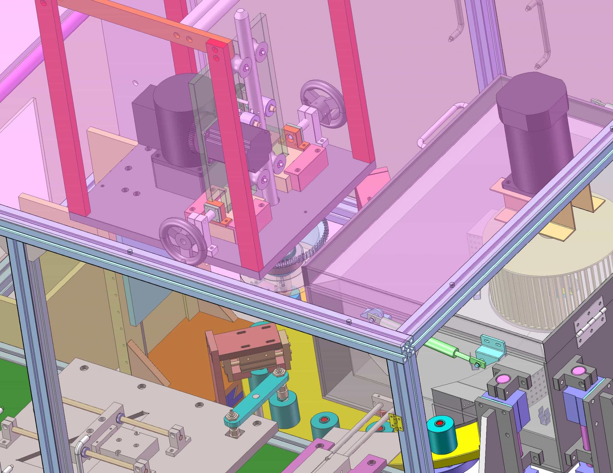 industrial 3D model shrink film launcher - MACHINE - WORLD