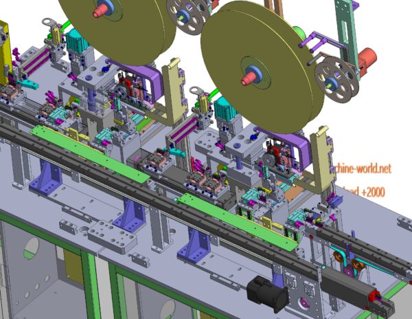 industrial 3D model terminal bending cutting machine - MACHINE - WORLD