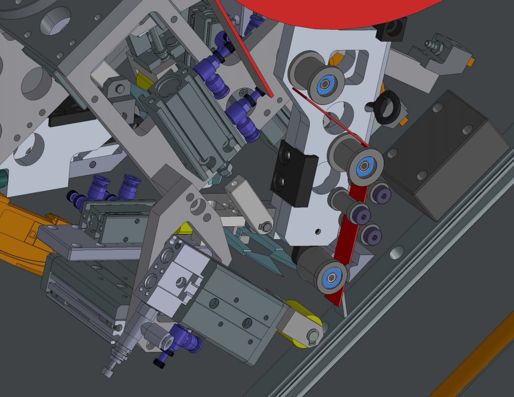 industrial 3D model Adhesive tape machine - MACHINE - WORLD