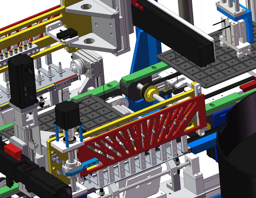 industrial 3D model Automatic assembly sorting machine - MACHINE - WORLD