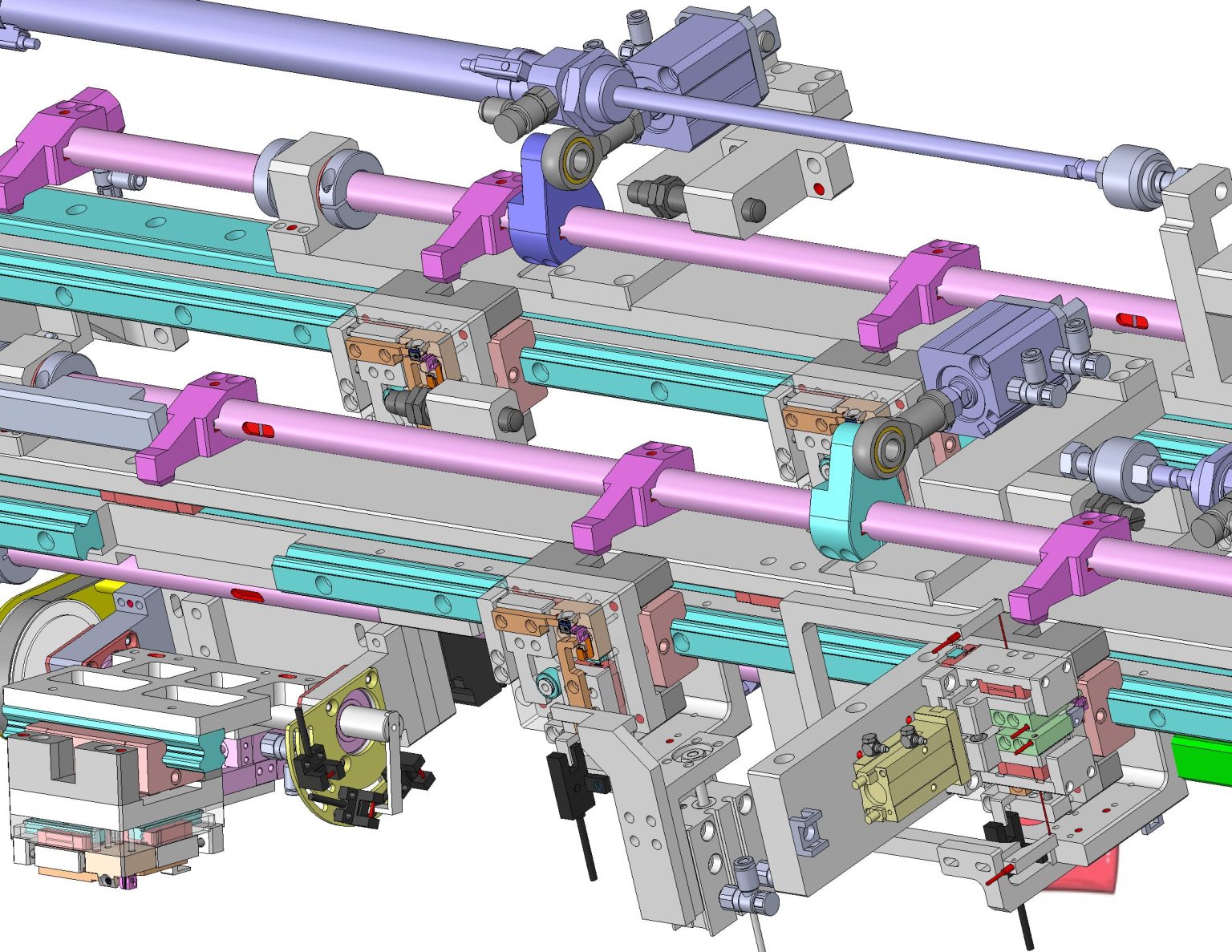industrial 3D model Carrier transfer return flow - MACHINE - WORLD