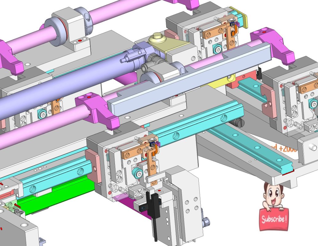 industrial 3D model Carrier transfer return flow - MACHINE - WORLD