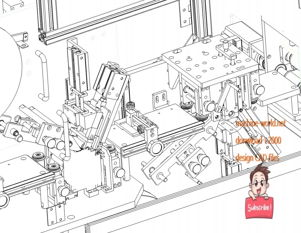 industrial 3D model Double sided tape machine - MACHINE - WORLD