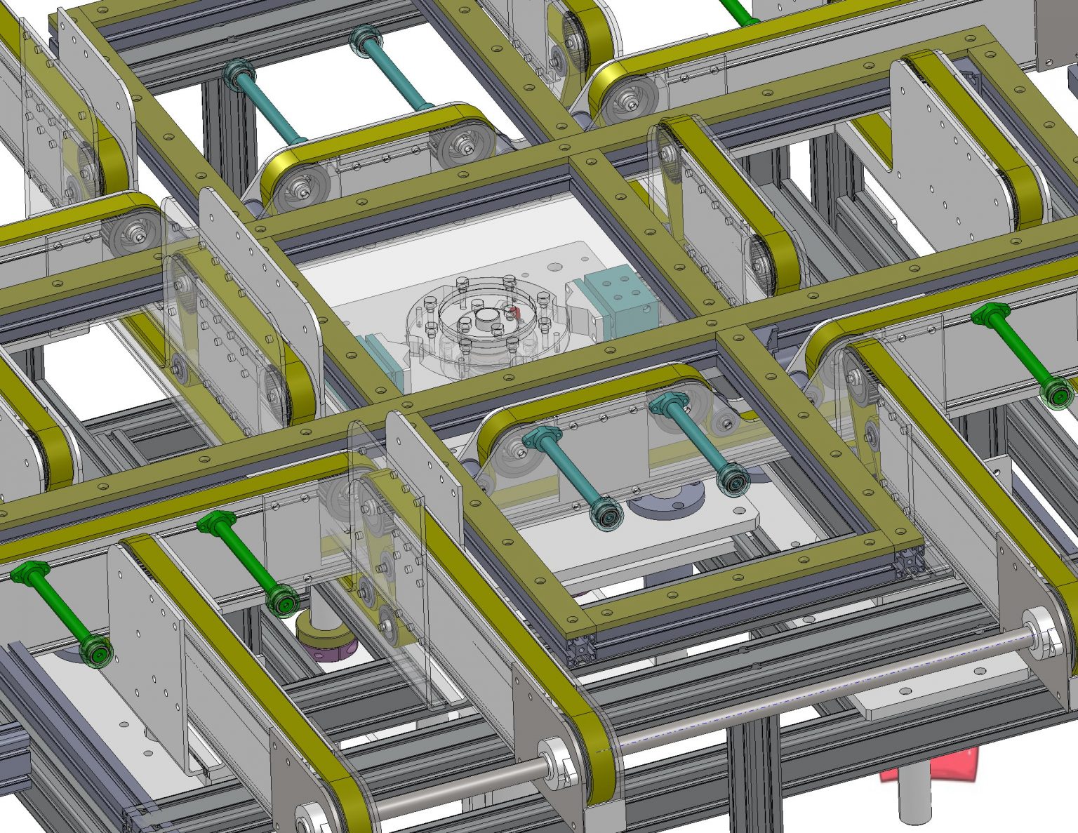 industrial 3D model Glass conveyor - MACHINE - WORLD