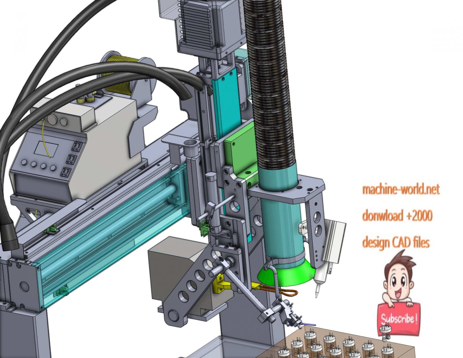 industrial 3D model LED welding machine - MACHINE - WORLD