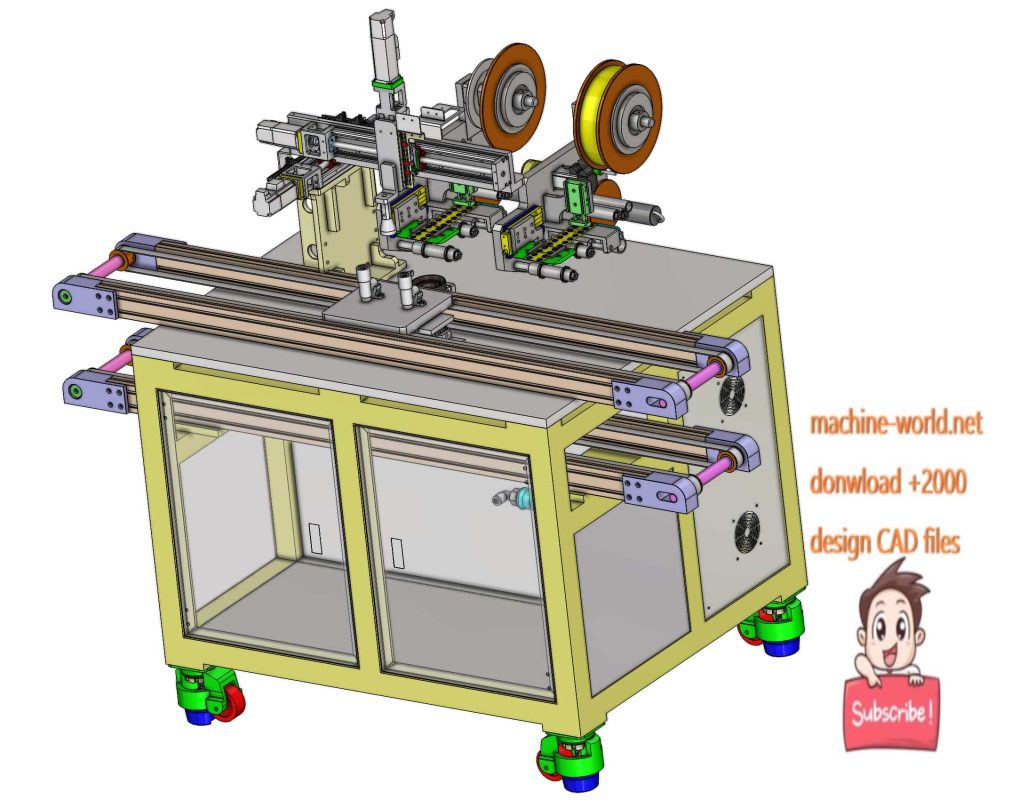 industrial 3D model Labeling machines - MACHINE - WORLD