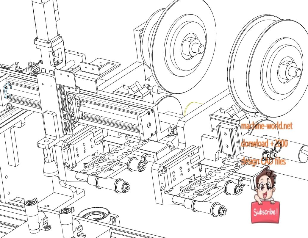 industrial 3D model Labeling machines - MACHINE - WORLD