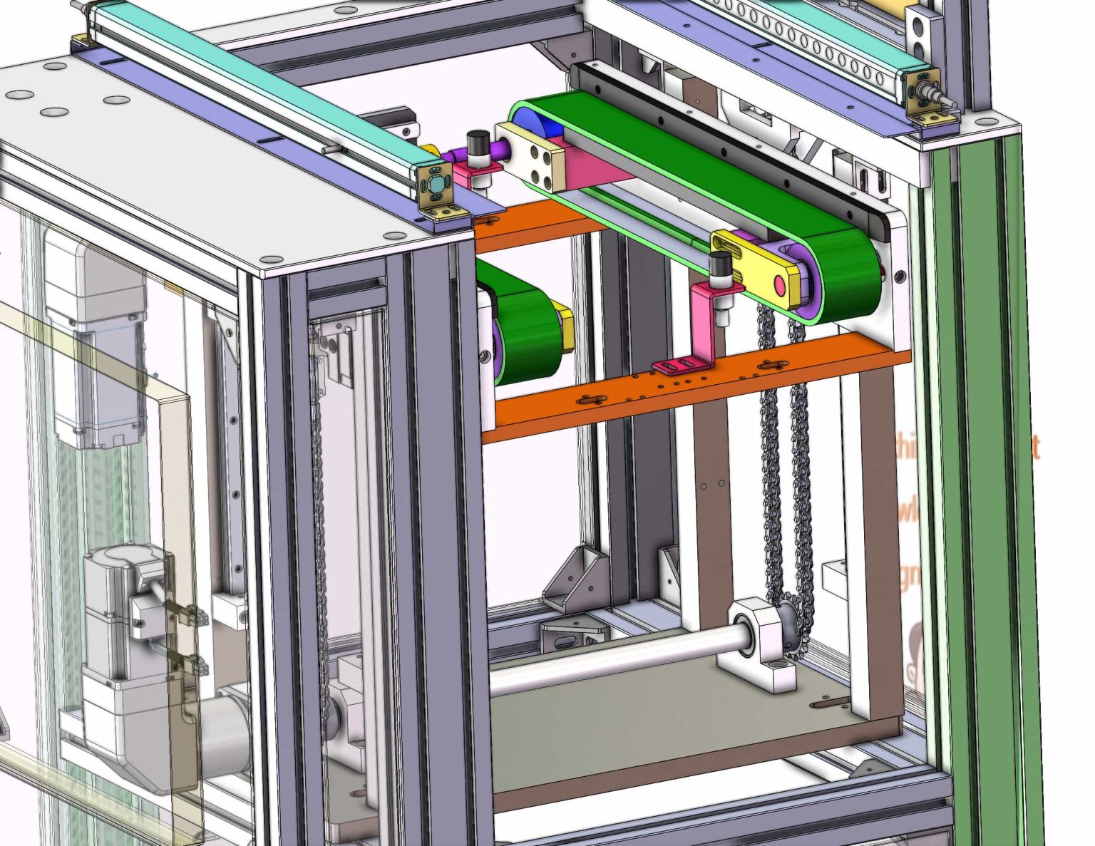 industrial 3D model Line lift - MACHINE - WORLD