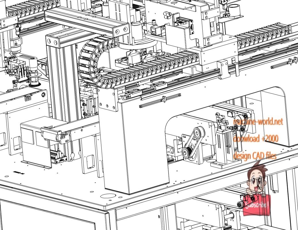 industrial 3D model Watch laminating machine - MACHINE - WORLD