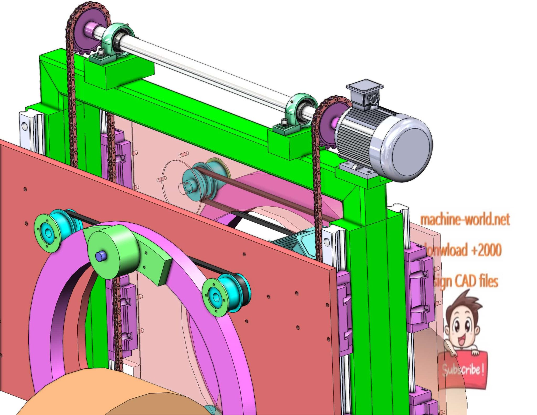 industrial 3D model Wire wrapping machine - MACHINE - WORLD
