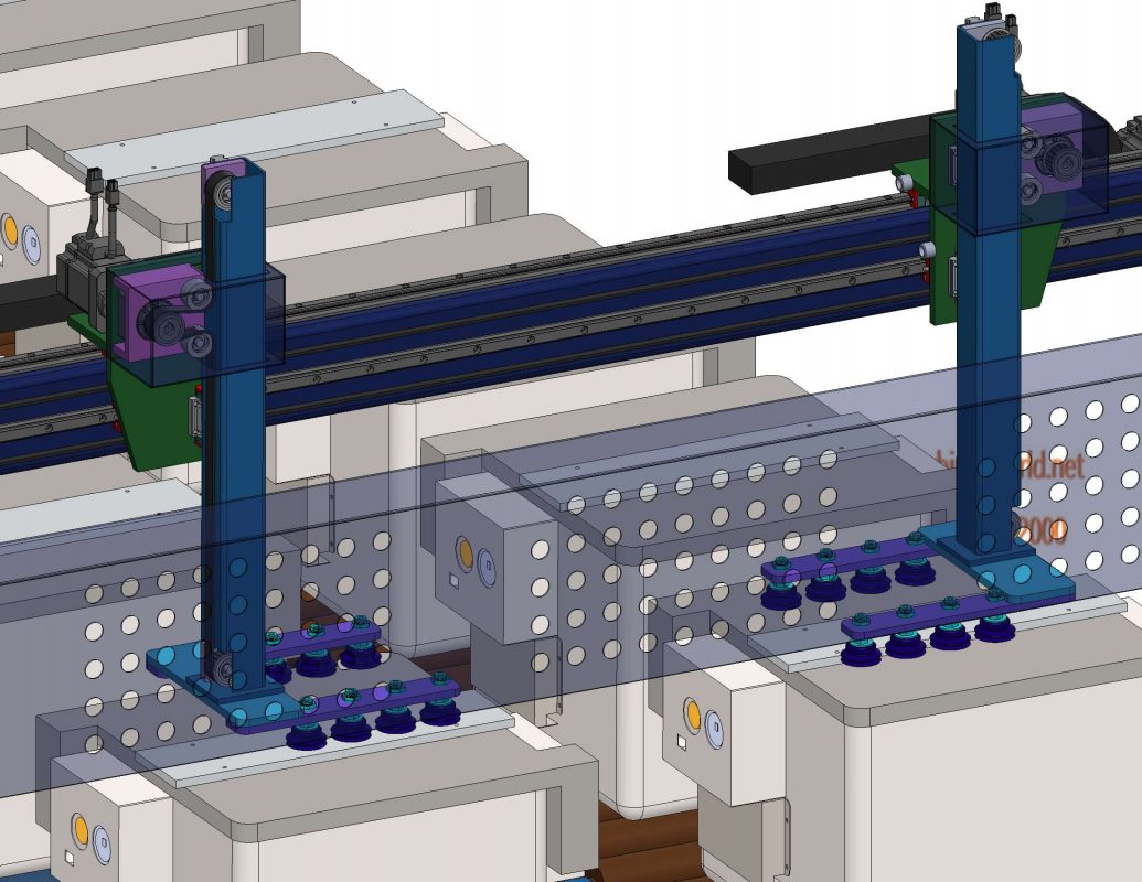 industrial 3D model sample work station - MACHINE - WORLD