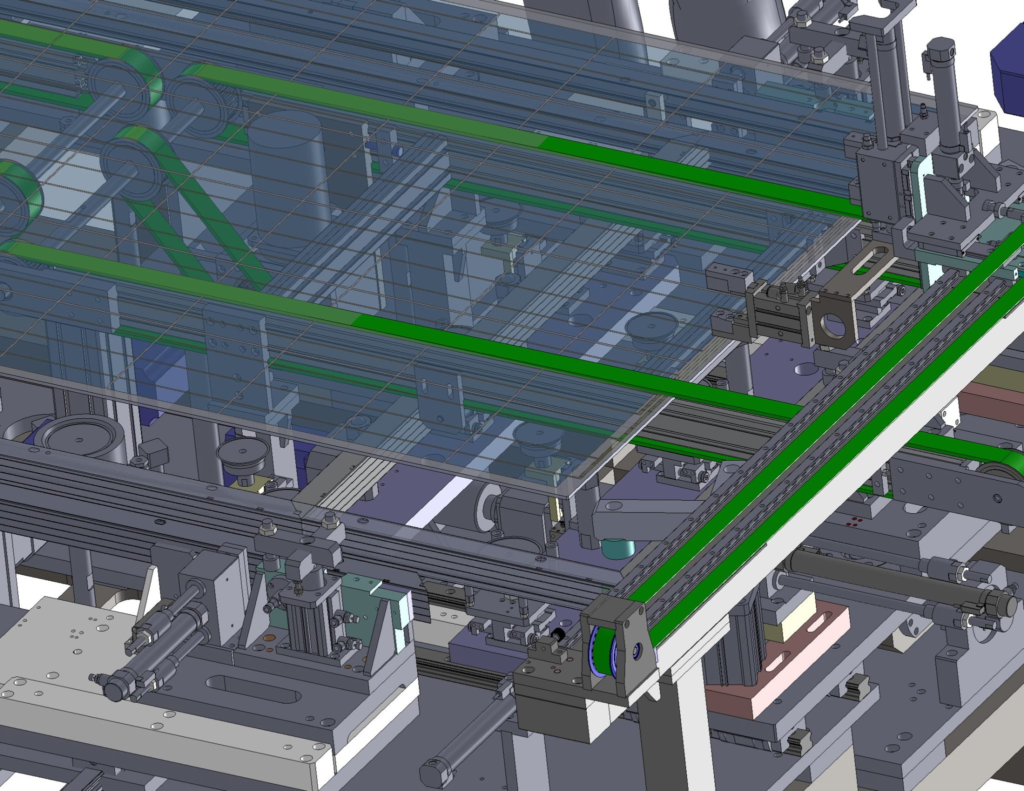 industrial 3D model solar panel framing equipment - MACHINE - WORLD