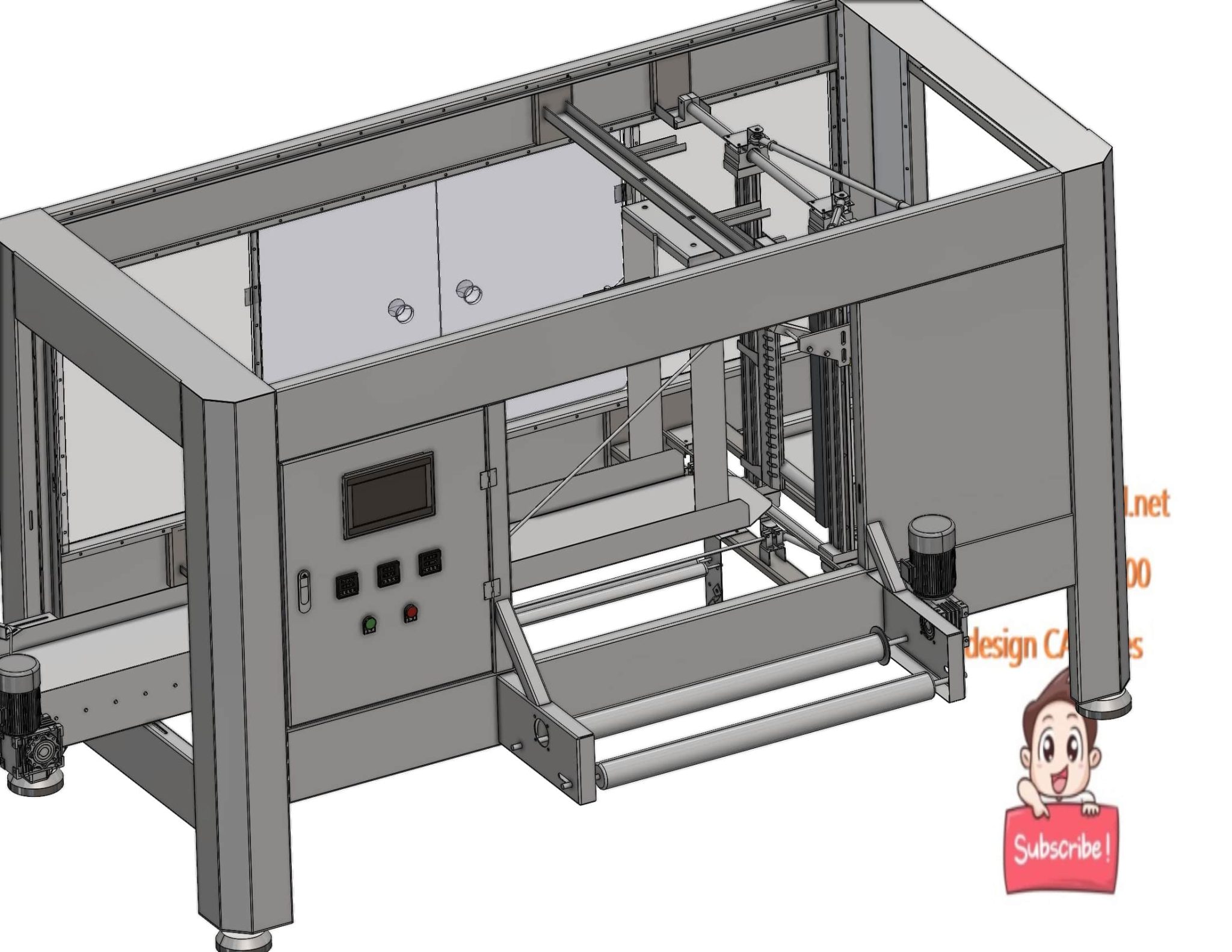 3D Layout Bottled water packaging machine - MACHINE - WORLD