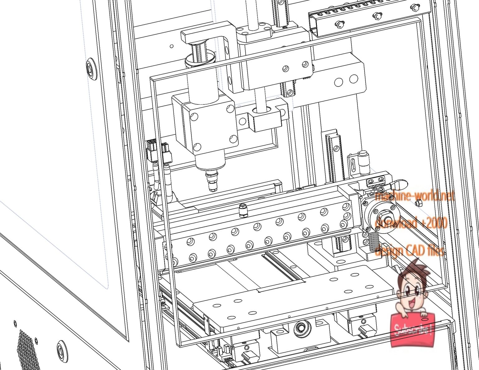 industrial 3D model Glue applicator - MACHINE - WORLD