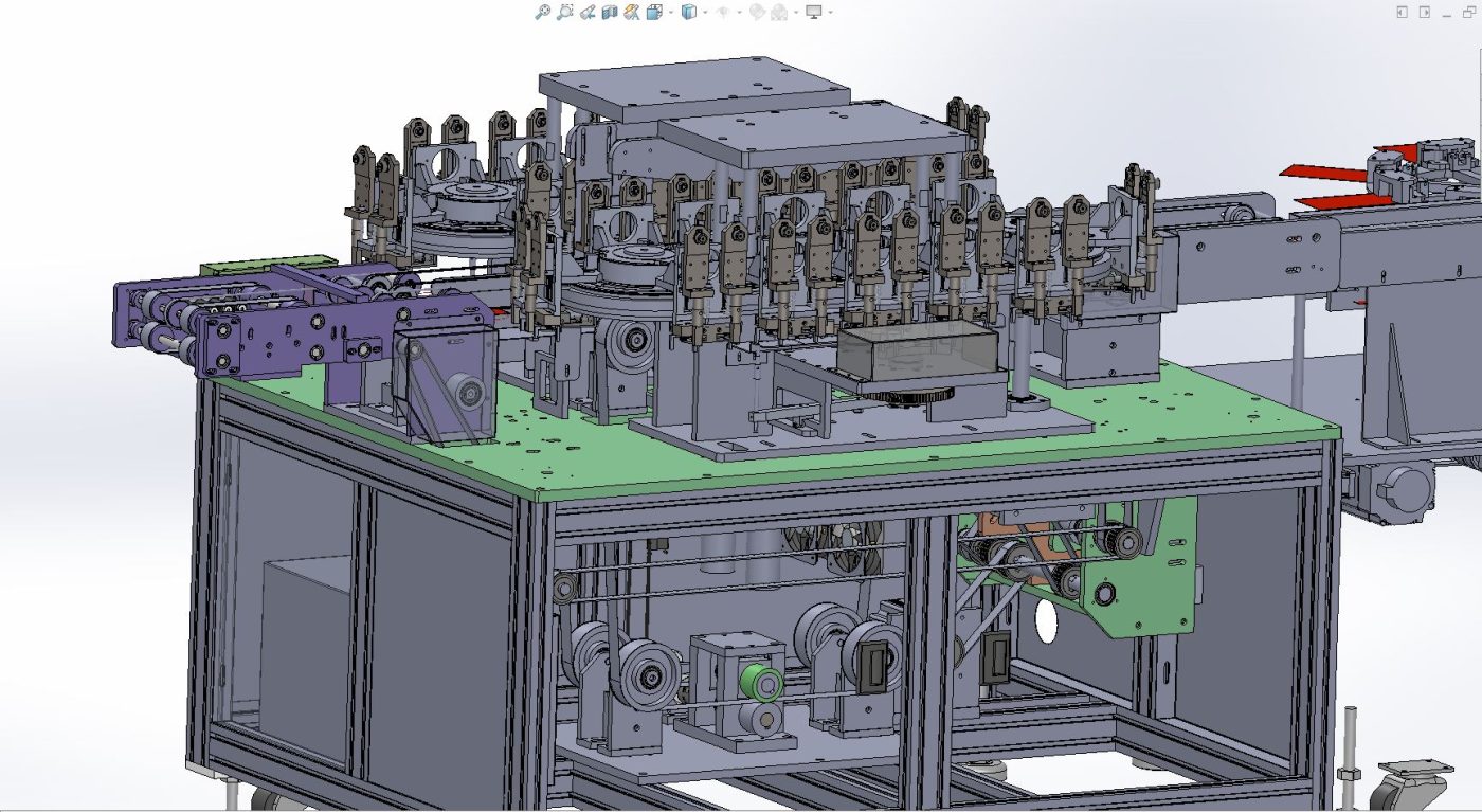 industrial 3D model Roundabout mask making machine - MACHINE - WORLD