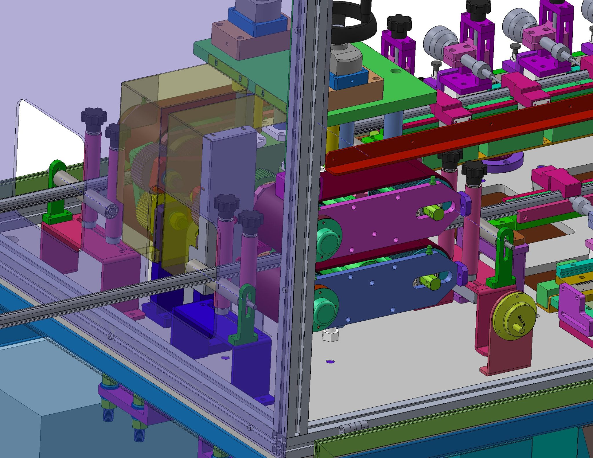 industrial 3D model dual traction punching machine - MACHINE - WORLD