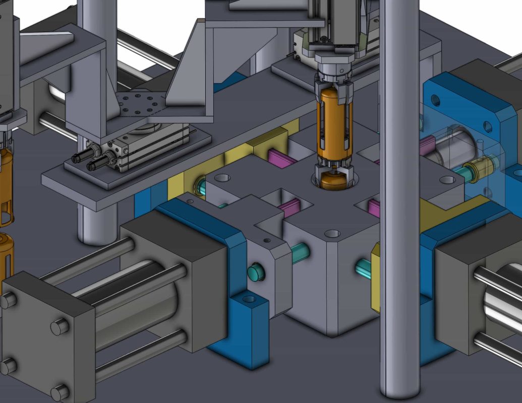 industrial 3D model lubricated shell punching machine - MACHINE - WORLD