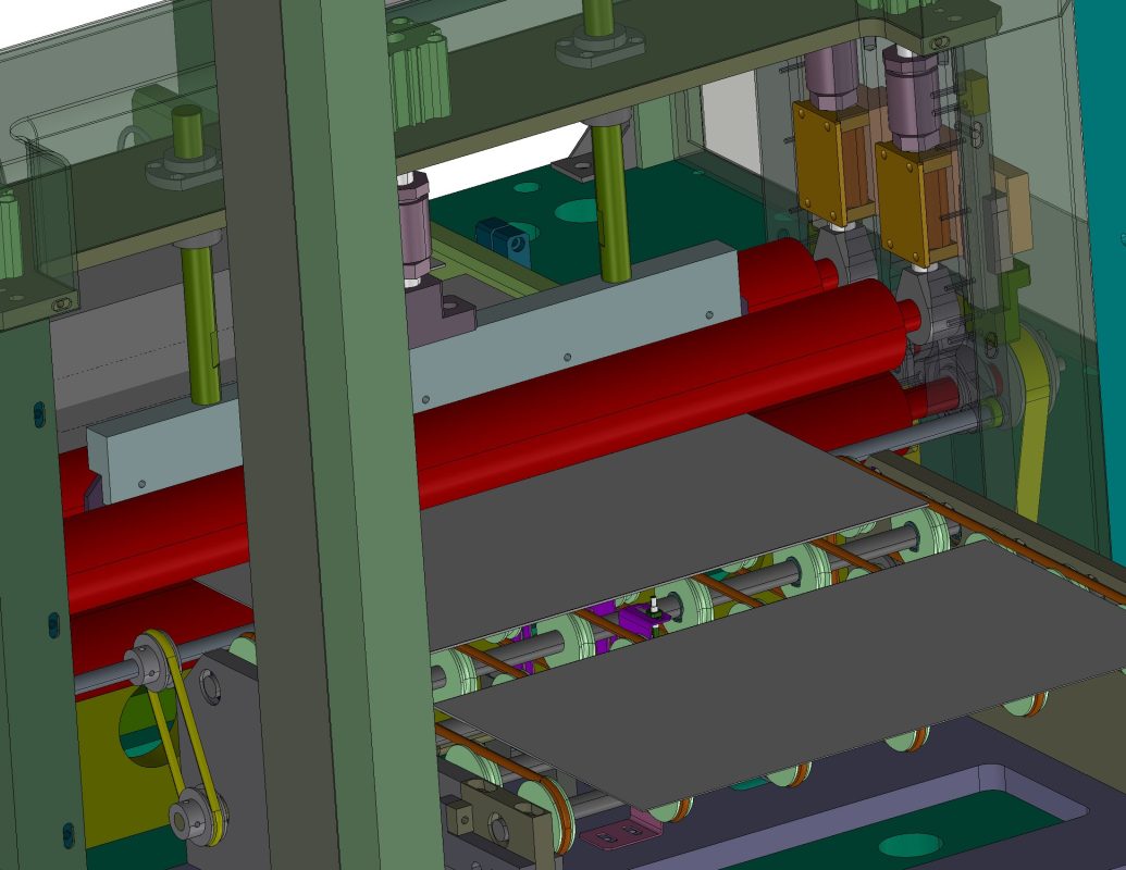 industrial 3D model paper plastic laminating machine - MACHINE - WORLD