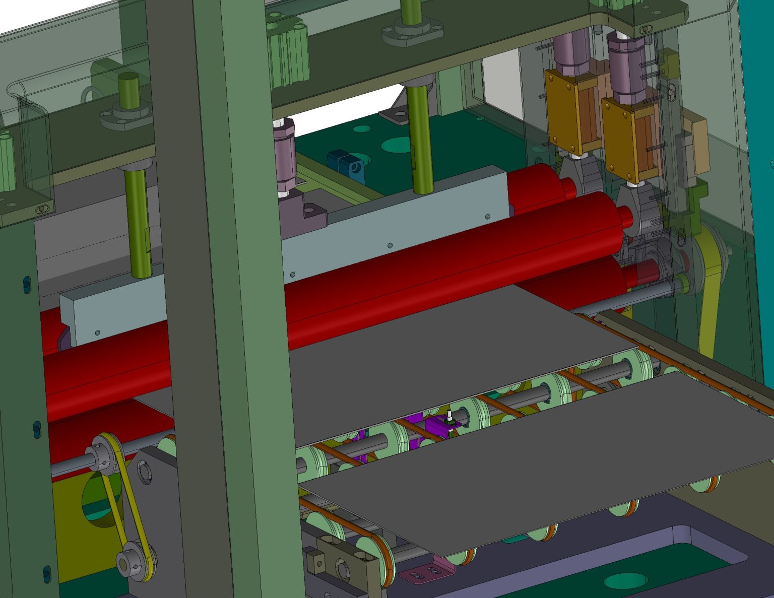 industrial 3D model paper plastic laminating machine - MACHINE - WORLD