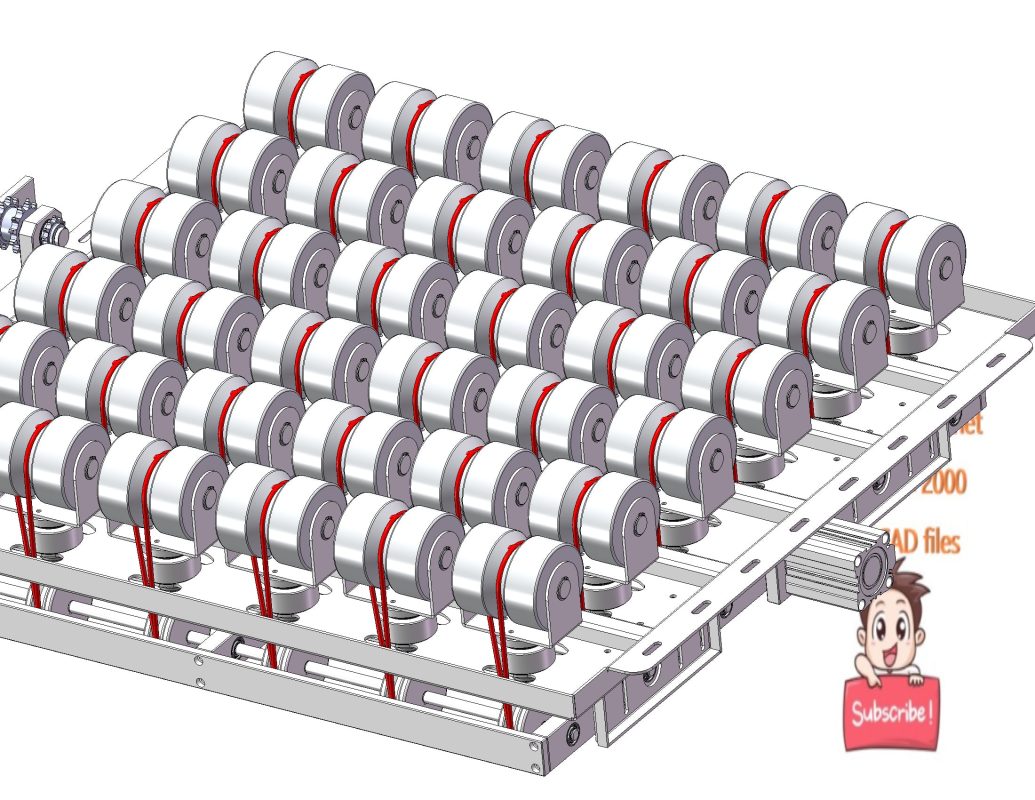 industrial 3D model wheel sorter - MACHINE - WORLD