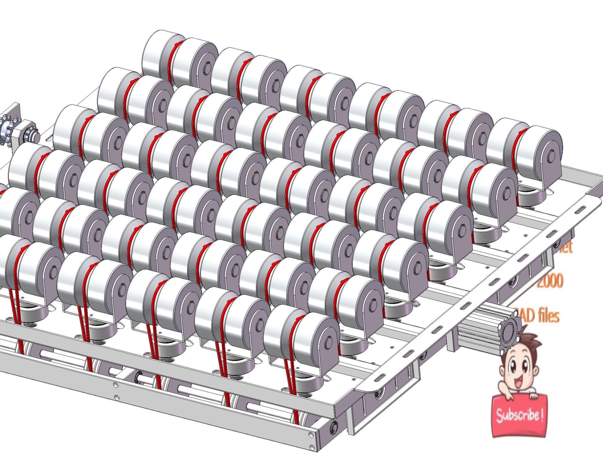 industrial 3D model wheel sorter - MACHINE - WORLD