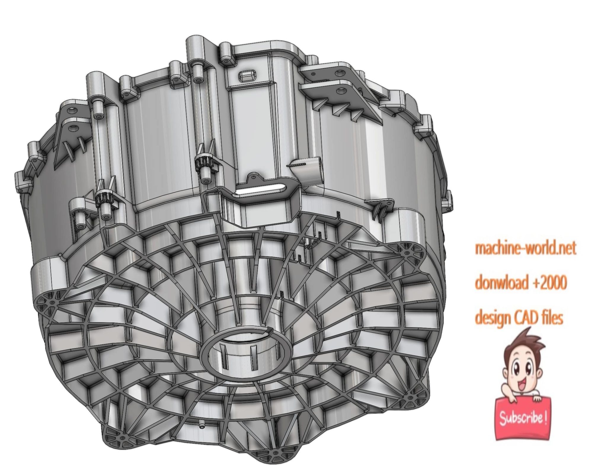 industrial 3D model Household injection mold - MACHINE - WORLD