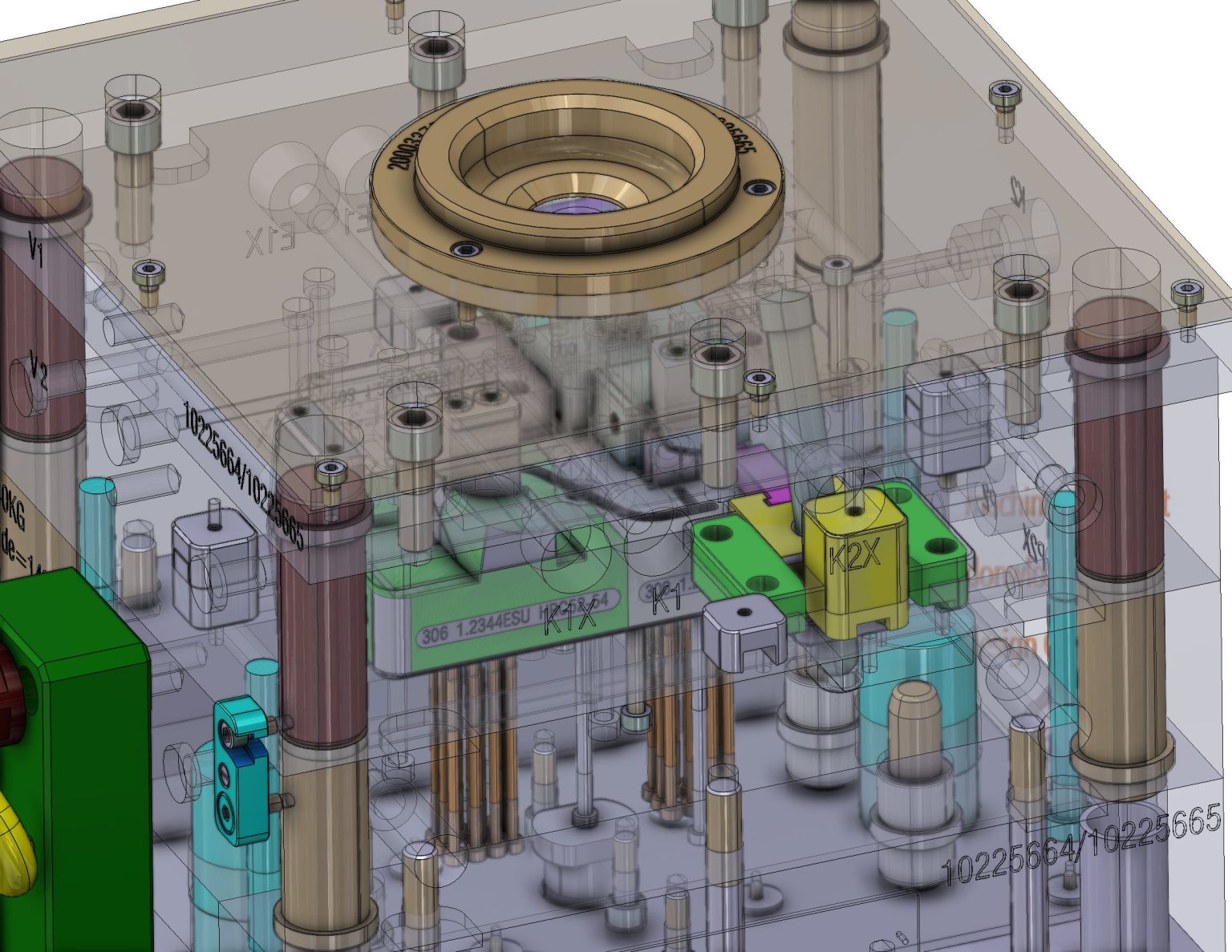 industrial 3D model Precision injection mold - MACHINE - WORLD