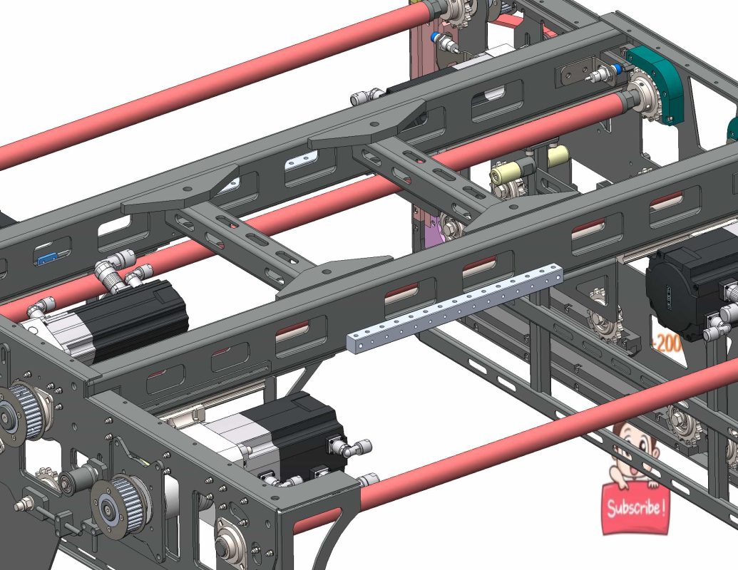 industrial 3D model Two way mechanical clamp - MACHINE - WORLD