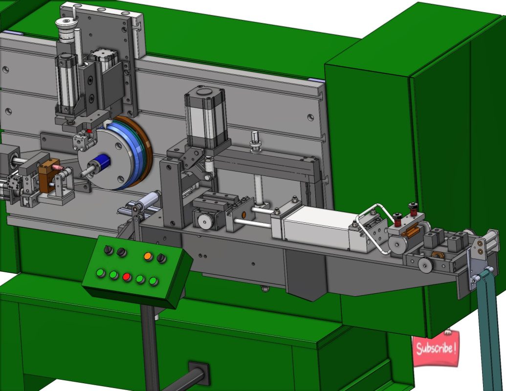 industrial 3D model Winding machine - MACHINE - WORLD