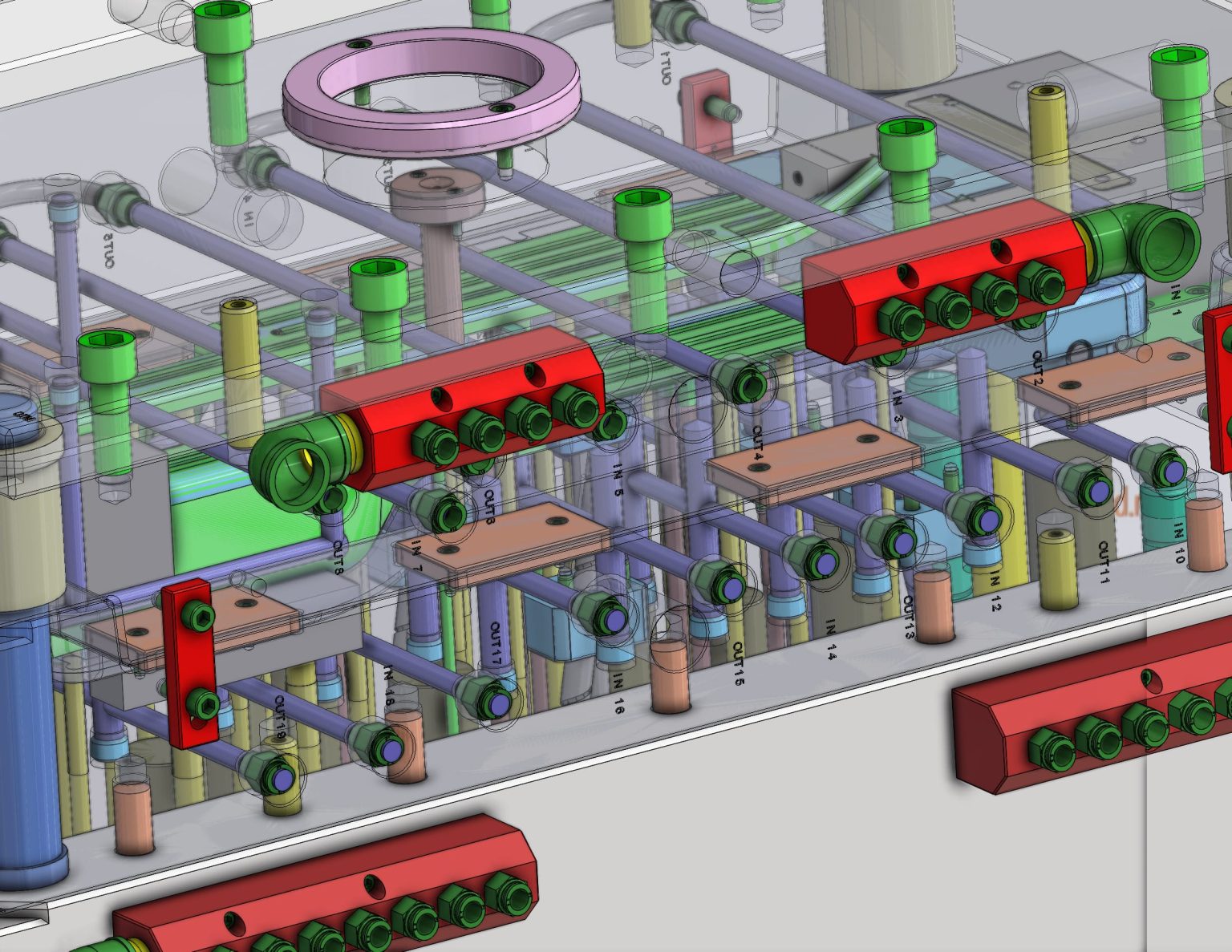 industrial 3D model car accessories injection mold - MACHINE - WORLD