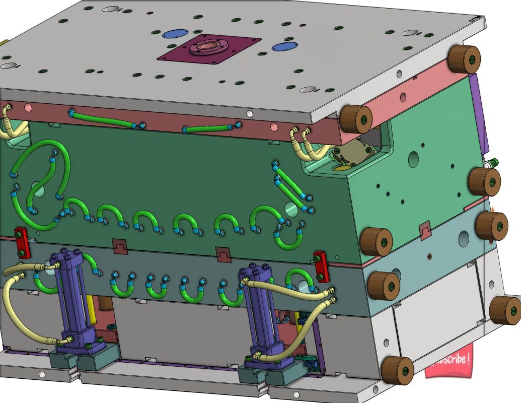 industrial 3D model car parts injection mold - MACHINE - WORLD industrial 3D model car parts injection mold - MACHINE - WORLD