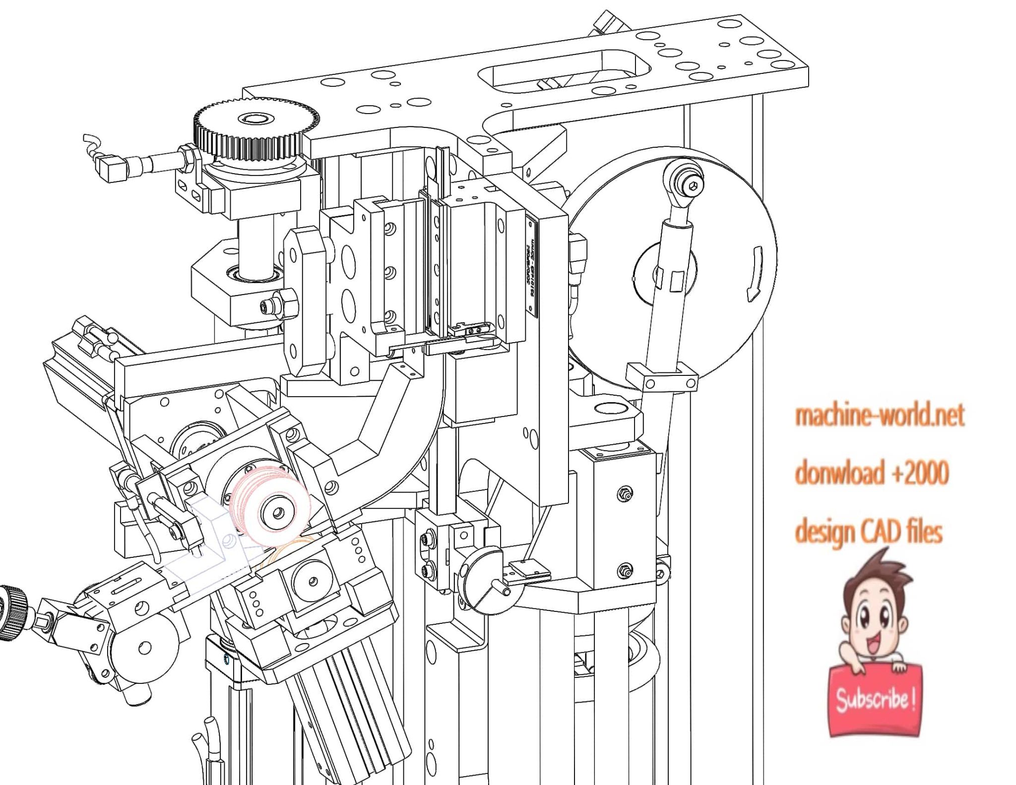 industrial 3D model 20mm slot unit tooling - MACHINE - WORLD