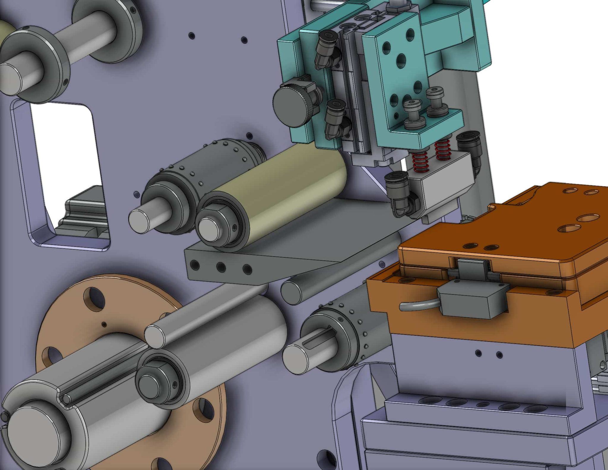 industrial 3D model Electronic industrial laminating machine - MACHINE ...