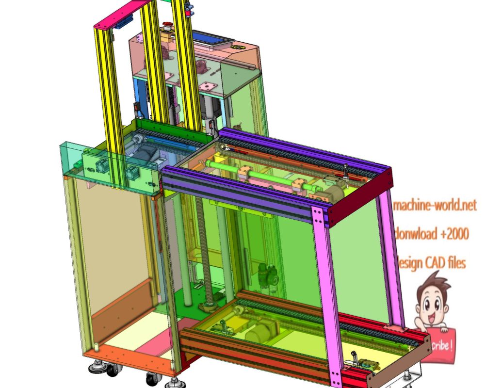 industrial 3D model Plate loading machine - MACHINE - WORLD