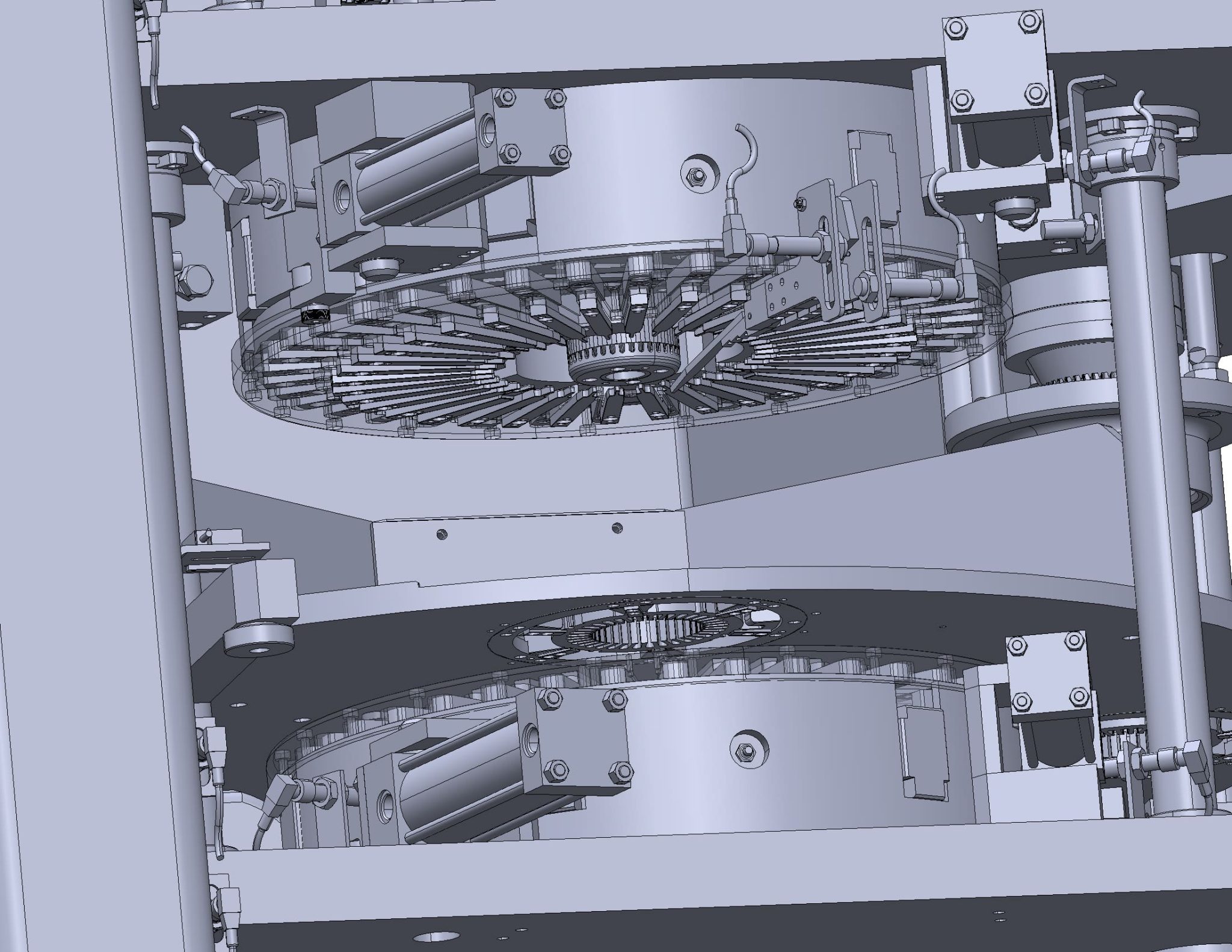 industrial 3D model Turntable motor wire press - MACHINE - WORLD