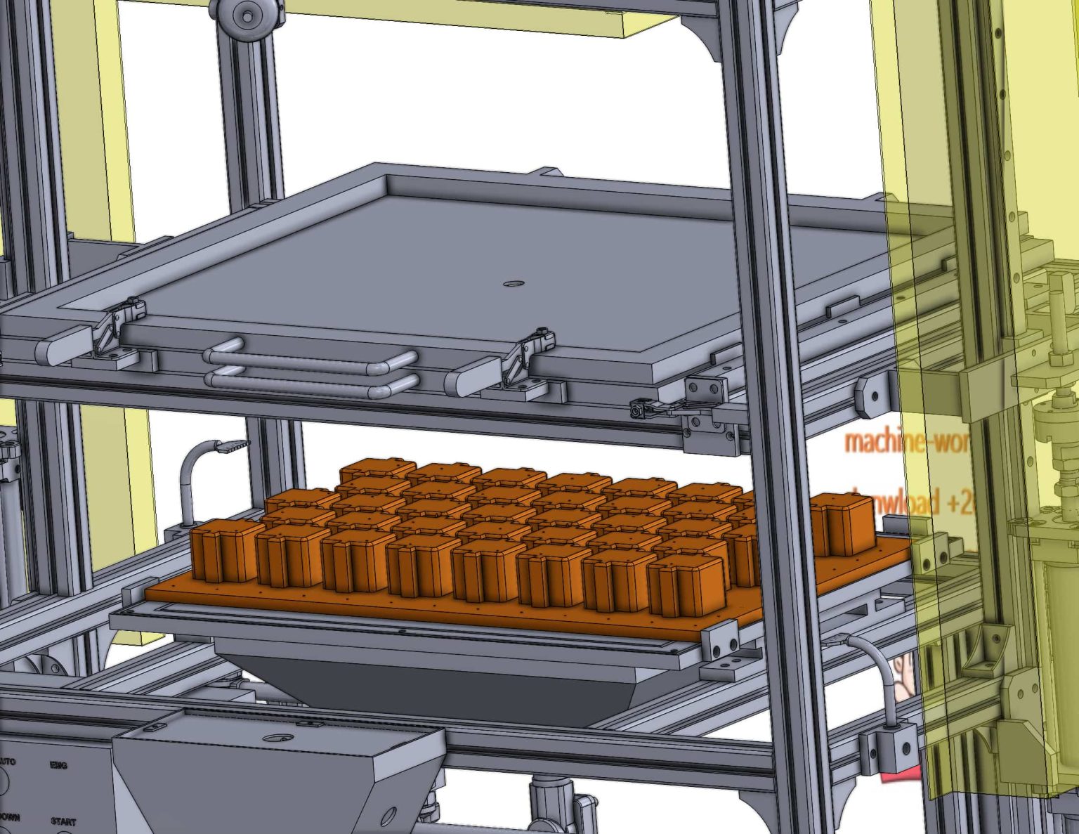 industrial 3D model Vacuum forming machine - MACHINE - WORLD