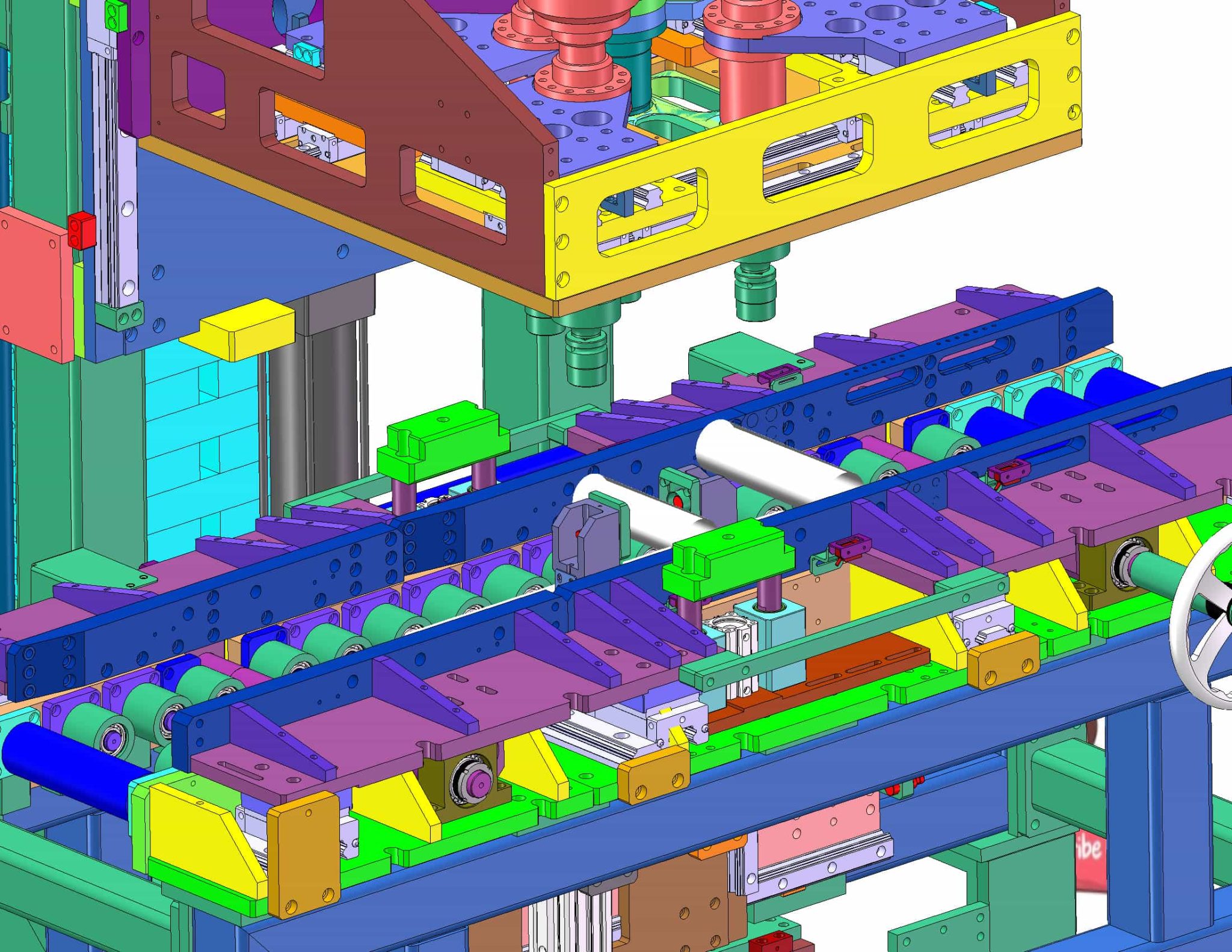 industrial 3D model riveting machine - MACHINE - WORLD