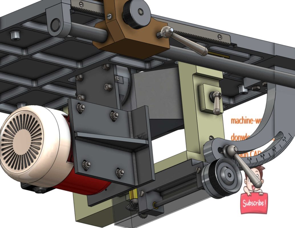 industrial 3D model electric saw - MACHINE - WORLD
