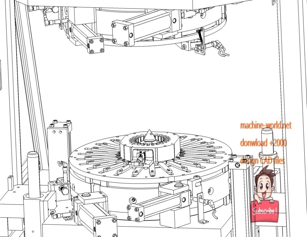 industrial 3D model Engine rotor calibrator - MACHINE - WORLD