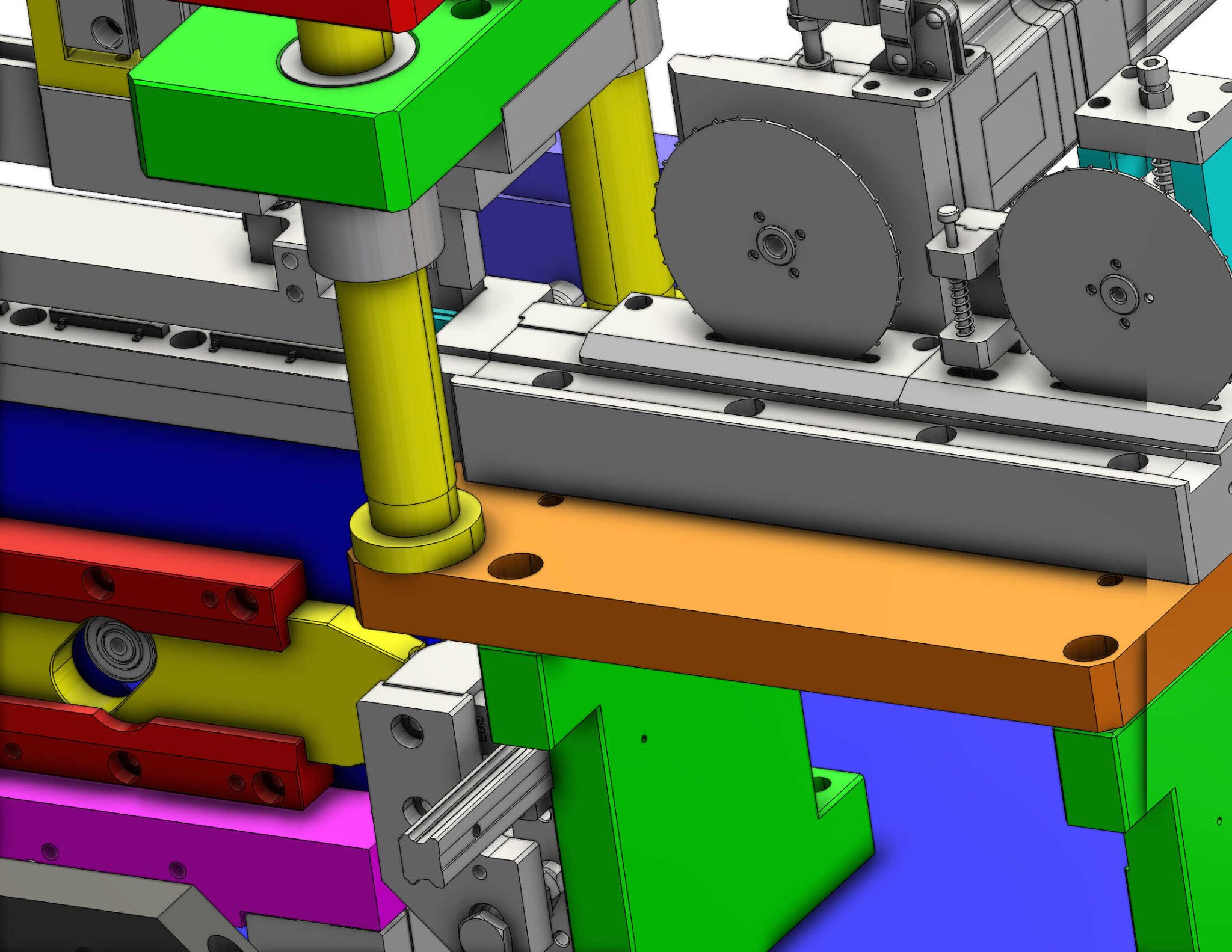industrial 3D model cam cutting mechanism - MACHINE - WORLD