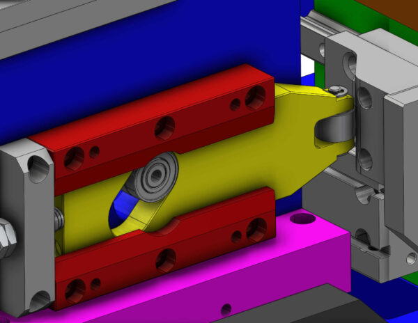 industrial 3D model cam cutting mechanism - MACHINE - WORLD