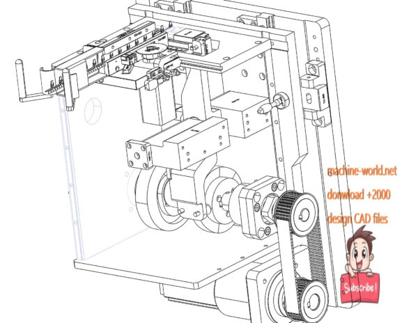 industrial 3D model Connector cam pin inserting machine - MACHINE - WORLD