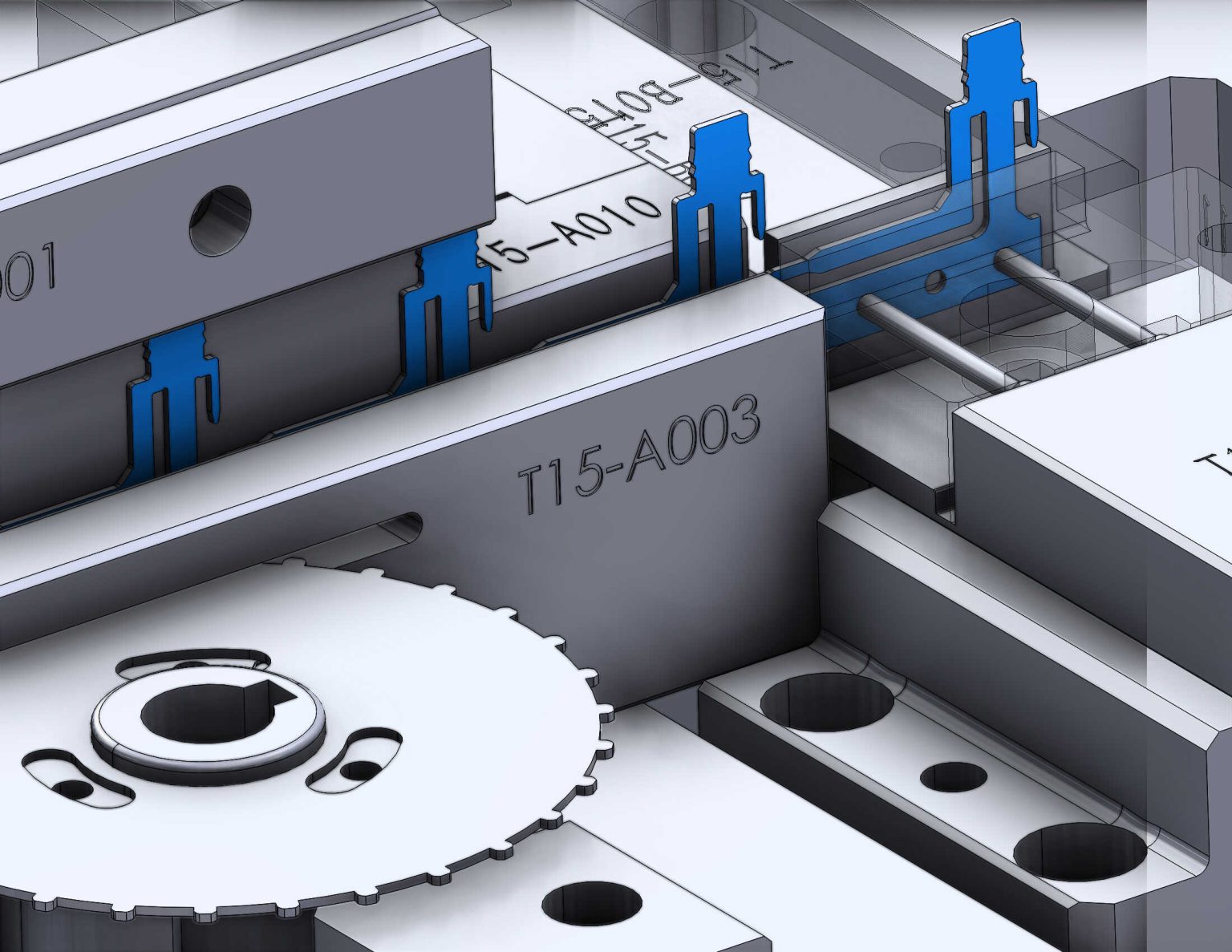 industrial 3D model Connector cam pin inserting machine - MACHINE - WORLD