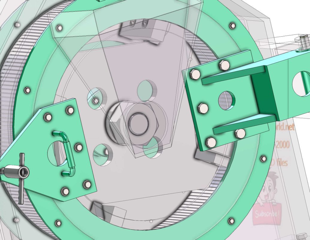 industrial 3D model Hammer crusher - MACHINE - WORLD